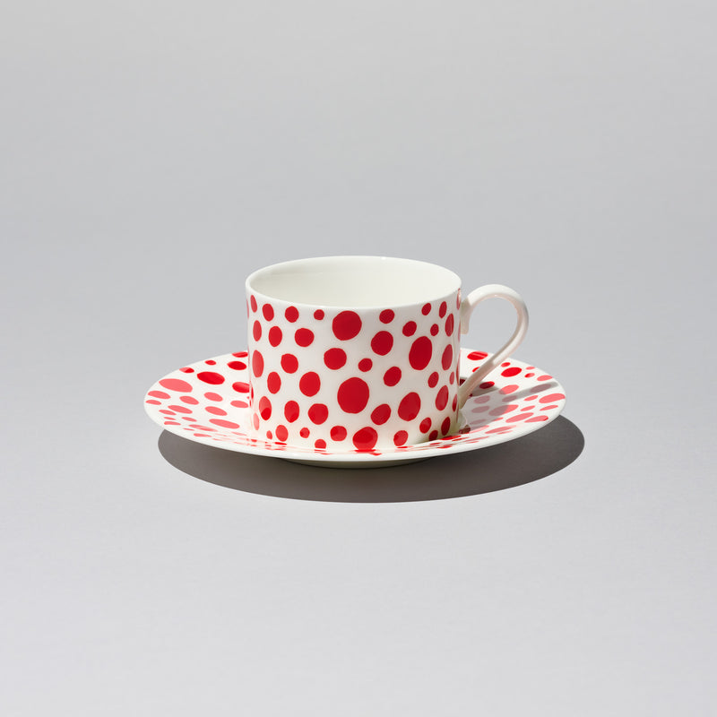 Cup & Saucer Red dots ｜Yayoi Kusama Official Art Goods Online Store